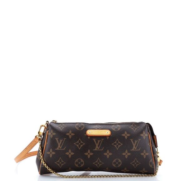 Louis Vuitton | Bags | Louis Vuitton Eva Handbag Monogram Canvas Brown ...